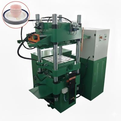 China Hydraulic Double Color Melamine Dinnerware Compress Machine PLC Automated Control for sale