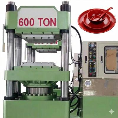 China 600 TON Hydraulic Pressing Machine with PLC Control for Melamine Tableware Moulding for sale