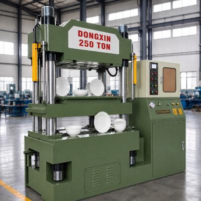 China 250‑400 Ton Servo‑Hydraulic Press for Melamine Tableware | Mirror‑Finish Plates Bowls Trays Molding Machine for sale