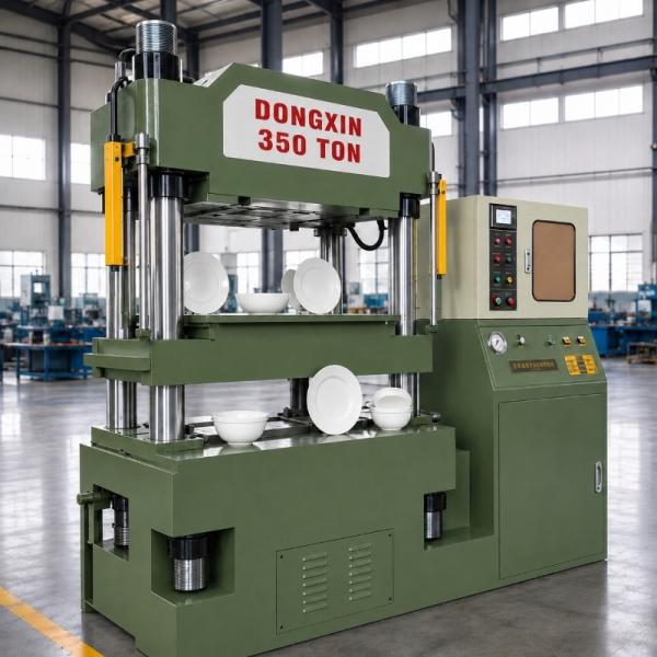 Quality Precision Melamine Crockery Machine PLC Control Hydraulic Compression Molding for sale