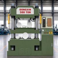 China PLC Controlled Melamine Crockery Machine 300 Ton Hydraulic Compression Molding Press for sale