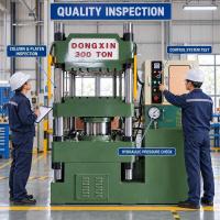 China 300 Ton Fully Automatic PLC Control Hydraulic Melamine Press Machine for Tableware Manufacturing for sale