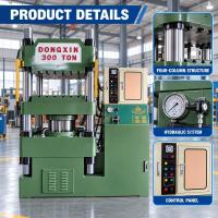 China 300 Ton Fully Automatic PLC Control Hydraulic Melamine Press Machine for Tableware Manufacturing for sale