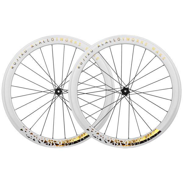 Quality 36T Ratchet 700C Disc Brake Wheelset Rhomboid Mark Straight Pull Carbon Clincher Wheelset for sale