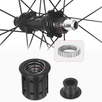 China 36T Ratchet 700C Disc Brake Wheelset Rhomboid Mark Straight Pull Carbon Clincher Wheelset for sale