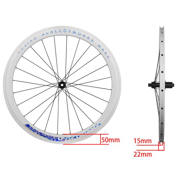 Quality 36T Ratchet 700C Disc Brake Wheelset Rhomboid Mark Straight Pull Carbon Clincher for sale