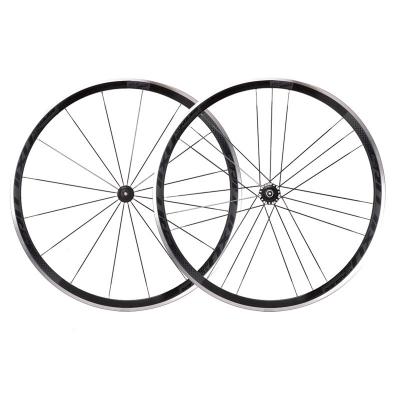 China RUJIXU 700c 16/21H Wheelset G3 30mm Clincher Rim Brake Road Bike Wheels V Brake System Carbon Fiber Body Hub 860g/1080g for sale