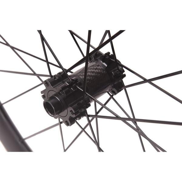 Quality Clincher Rim 88mm Disc Brake Wheels Black Finishing 700C Rust Resistance for sale