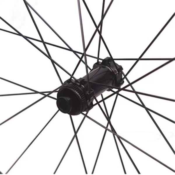 Quality Carbon Fiber UD Matte Disc Brake Wheel Set 700C For Road Racing Bicycles for sale