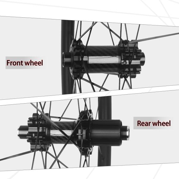 Quality 30mm Frame Mountain Bike Wheelset High Road Carbon Fiber Wheel Set 120 Ring Disc for sale