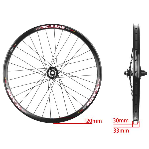 Quality 16T Flywheel 26" Mountain Bike Wheelset Heliocycle MTX33 5 Perin Single Speed for sale