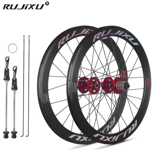 Quality Aluminum Alloy 20 Inch 451 Wheelset UD Finishing 24 / 24H 40mm Rim Depth for sale