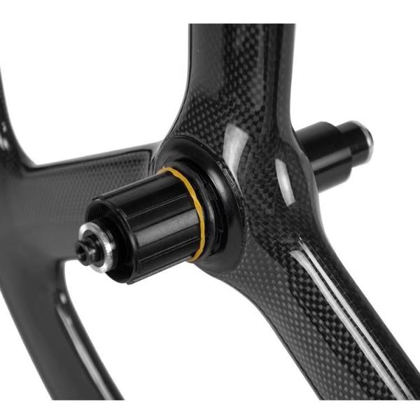 Quality 3 Spoke 20 Inch Bike Wheelset Road Track 20" 451 wheelset For V Brake And Disc for sale