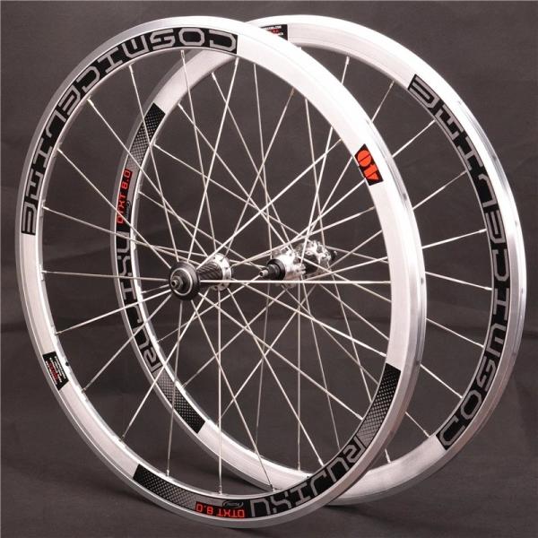 Quality Aluminum Alloy 700c Fixed Gear Bike Wheel Set Clincher Rim V Brake For Field for sale