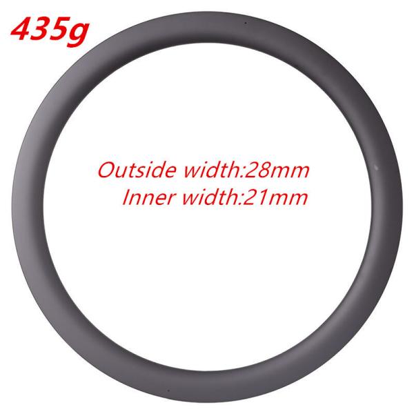 Quality Disc Brake 700C Carbon Fiber Bicycle Rims 61mm For Tubeless Braking System for sale