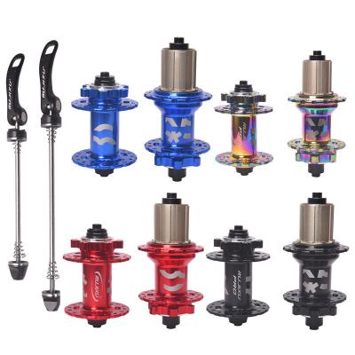 China 7 Peilin Bearing Bicycle Rear Hub Quick Release Thru Axle Six Bolt Disc Brake HG 8 Speed Cassette for sale