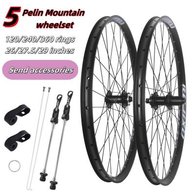 China Aluminium Alloy 29er Mtb Wheelset Rainbow Mark BMX Disc Brake Black Ring for sale