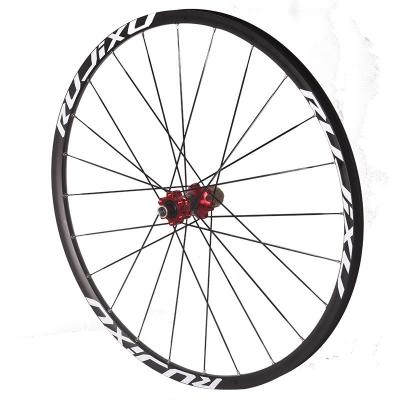 Cina Set di ruote per mountain bike da 26 pollici con 24 fori per raggi, cerchio in lega di alluminio ultraleggero, set di ruote per freno a disco in vendita