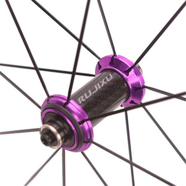 Quality Black Finishing V Brake Wheelset Straight Pull Spokes Road Bike Clincher for sale