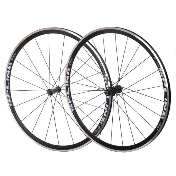 Quality 700C Black V Brake Wheelset 30mm Depth Aluminium Alloy Rim Clincher Carbon for sale