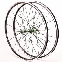 Quality Carbon Hub V Brake Wheelset Flexible Road Bike Clincher Wheelset 18 - 21H for sale