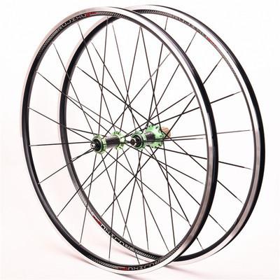 Quality Carbon Hub V Brake Wheelset Flexible Road Bike Clincher Wheelset 18 - 21H for sale
