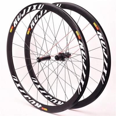 China Lichte V-remwielen 38 mm RIM Road Bike Wielen Aluminium legering 24/24H Hub Te koop