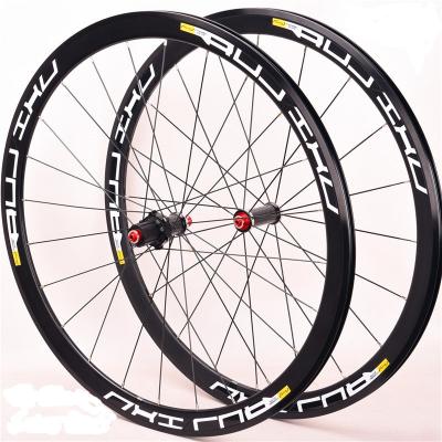 China 20 / 24 gaats spaakgaten 40mm carbon wielset Eenvoudige installatie Duurzaam Te koop