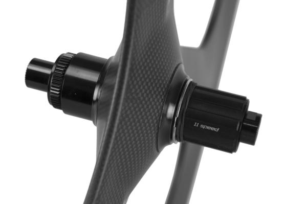 Quality 700C V Brake Wheelset 3 Spoke Carbon Bicycle Wheelset 70mm Depth 23mm Width for sale