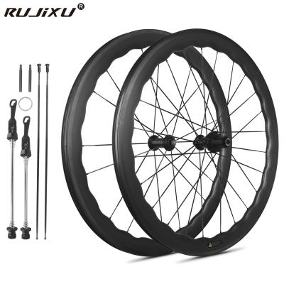 China 120 Sound HUB Road Bike Clincher Wheelset 16 - 24h Spoke Hole UD Finishing for sale