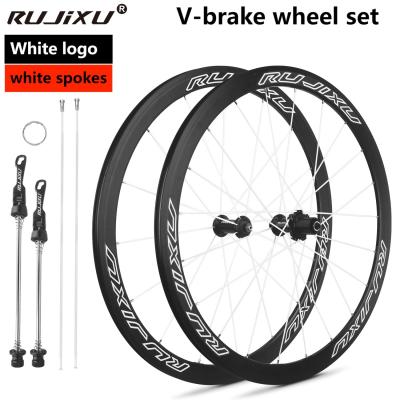China Racefietsen 50mm Carbon Clincher Wielset Afneembaar Aluminiumlegering Te koop