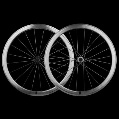 China Road Bicycles Professional Custom Vintage Silver Fixed Gear Racing Wheel Set 700c Vintage Road Dead Fly for sale