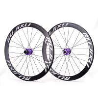Quality 700C Road Bicycle Wheel Set Black With Disc Brake And 50mm Frame Height Six Jaw for sale