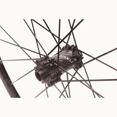 China UD Matte 700C Road Bike Wheelset Pillar Spokes With 50mm Disc Brake Center Lock for sale