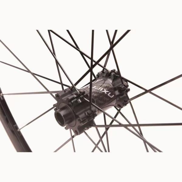 Quality UD Matte 700C Road Bike Wheelset Pillar Spokes With 50mm Disc Brake Center Lock for sale