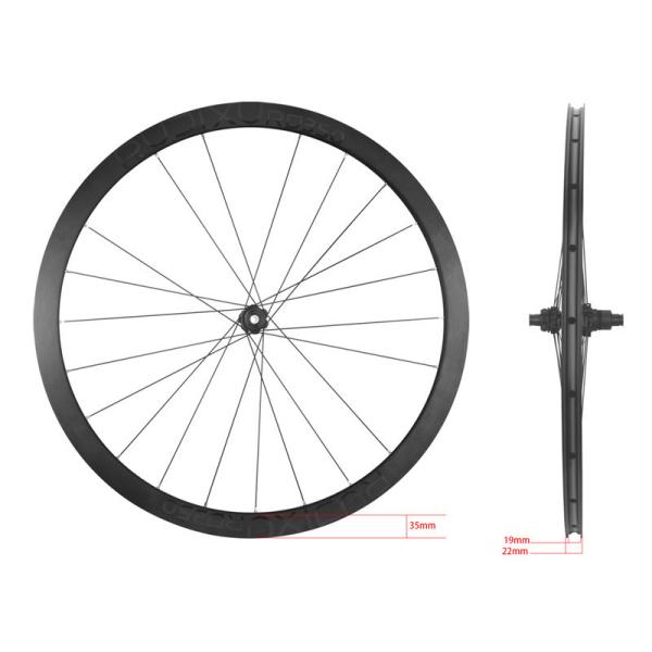 Quality Ultra Light 36T Ratchet 700c Single Speed Bicycle Wheelset With 35mm Rim And for sale