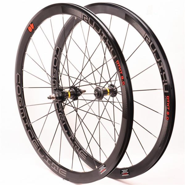 Quality 40MM Depth 700C Fixed Gear Wheelset V Brake Single Speed Bicycle Wheelset Dead for sale