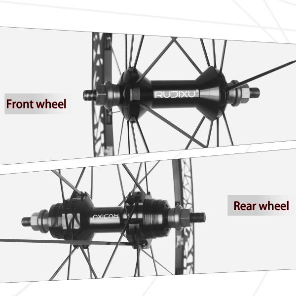 Quality Dead Flight Single Speed Bike Wheelset 50mm Frame Fixed Tooth Clincher Rim for sale