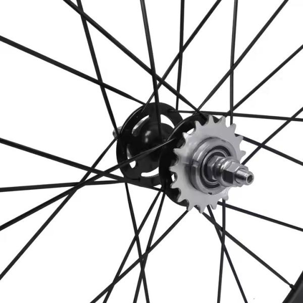 Quality Customized 700C Fixed Gear Wheelset 88mm Depth 25mm Width Single Speed Bike for sale