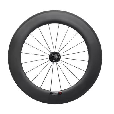 China Customized 700C Fixed Gear Wheelset 88mm Depth 25mm Width Single Speed Bike Wheelset for sale