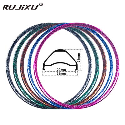 China RUJIXU Aluminum Alloy Mountain Bike Rim 32 Holes for 26/27.5/29inch Wheelset Rim for sale