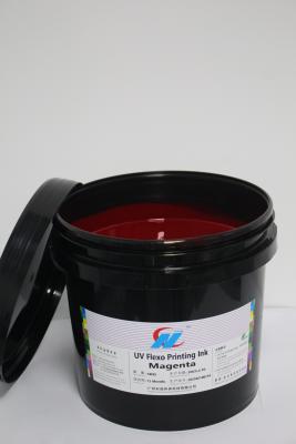 China LED Fast Curing Red UV Ink Instant Drying Bright Colors Strong Adhesion for sale