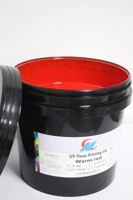 Cina Inchiostro Rosso UV Flexo per Etichette Adesive a Basso Odore ad Asciugatura Rapida in vendita