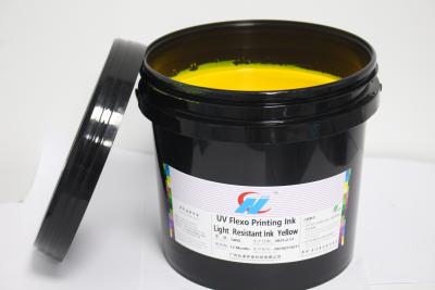 Cina Tinta resistente ai raggi UV a prova di sole, luce veloce giallo bassa viscosità in vendita