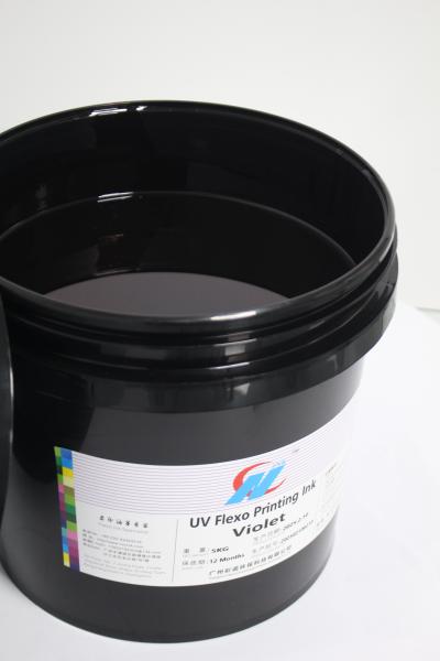 Quality Violet UV LED Flexo Instant Drying Bright Colors Strong Adhesion No Solvents for sale