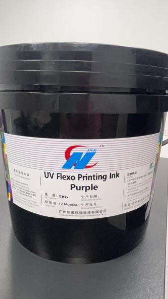 Quality Fast Curing Instant Drying UV LED Flexo Bright Colors Strong Adhesion for sale