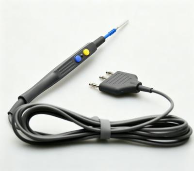 China CE Certified Reusable Electrosurgical Pencil Black Electrosurgical Control Pencil for sale