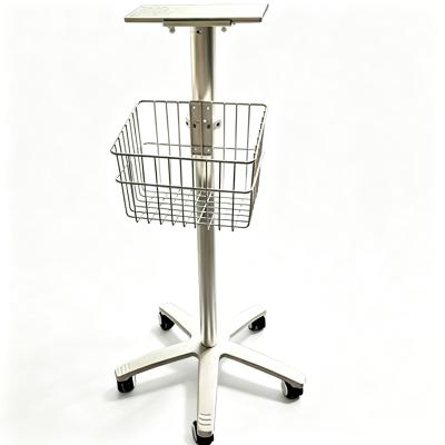 China Aluminum Alloy Medical Trolley Cart OEM / ODM Patient Monitor Stand for sale