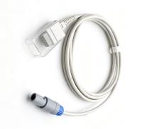 China White Mindray SpO2 Extension Cable TPU SpO2 Adapter Cable 6 Pin for sale