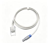 China White Mindray SpO2 Extension Cable TPU SpO2 Adapter Cable 6 Pin for sale